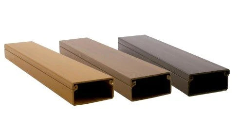 Canaleta imitación madera 100x40mm. Tiras de 2 metros en PVC. – BRICOLAMP
